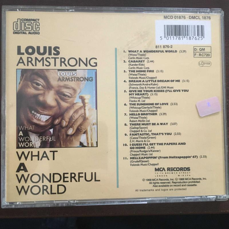 Louis Armstrong What A Wonderful World Cd