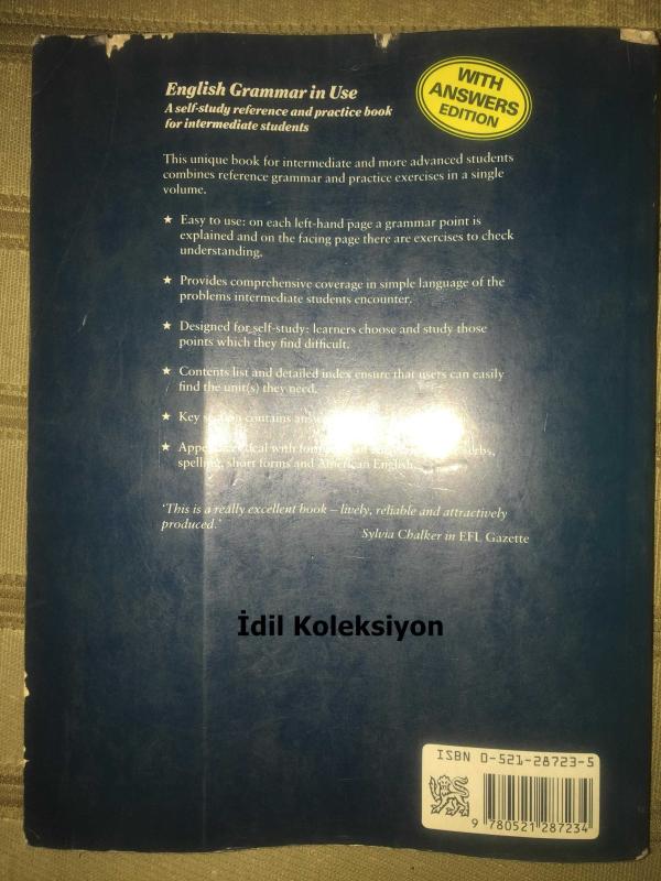 English Grammar In Use With Answers Broch Raymond Murphy Livre English