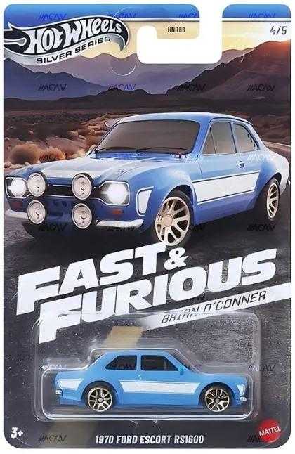 Brian O Conner 4 5 Hot Wheels 1970 Ford Escort RS1600 1 64 Fast Furious